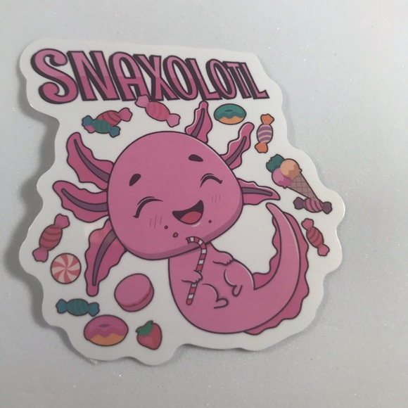 Hand Crafted | Design | Snax Axolotl Crazy Trending Waterproof Single ...